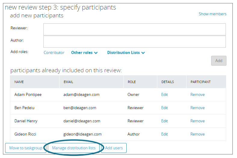 Getting Started with Distribution Lists – PleaseReview